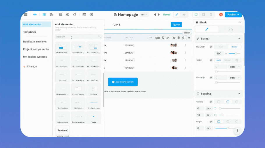 WeWeb | Build scalable frontends, no coding required